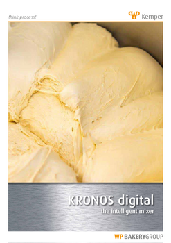 Intelligent spiral mixer KRONOS digital | WP Kemper
